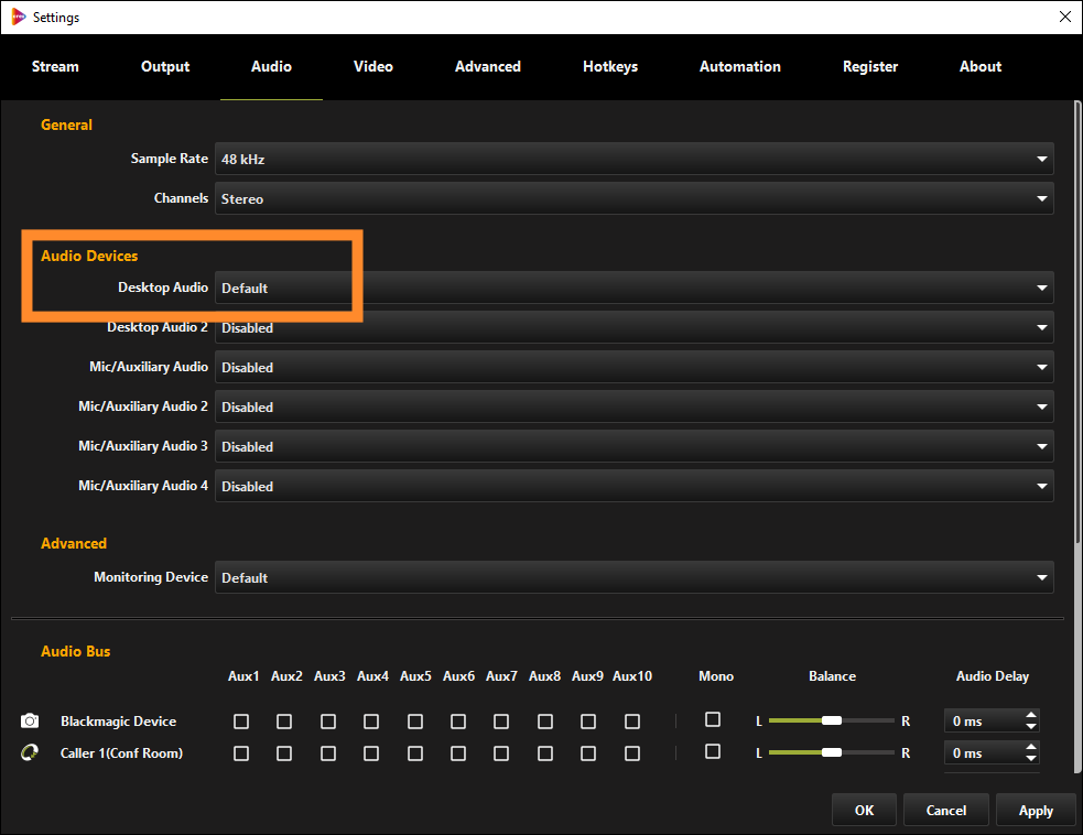 Adding Spotify audio to a scene – Quicklink Knowledge Base