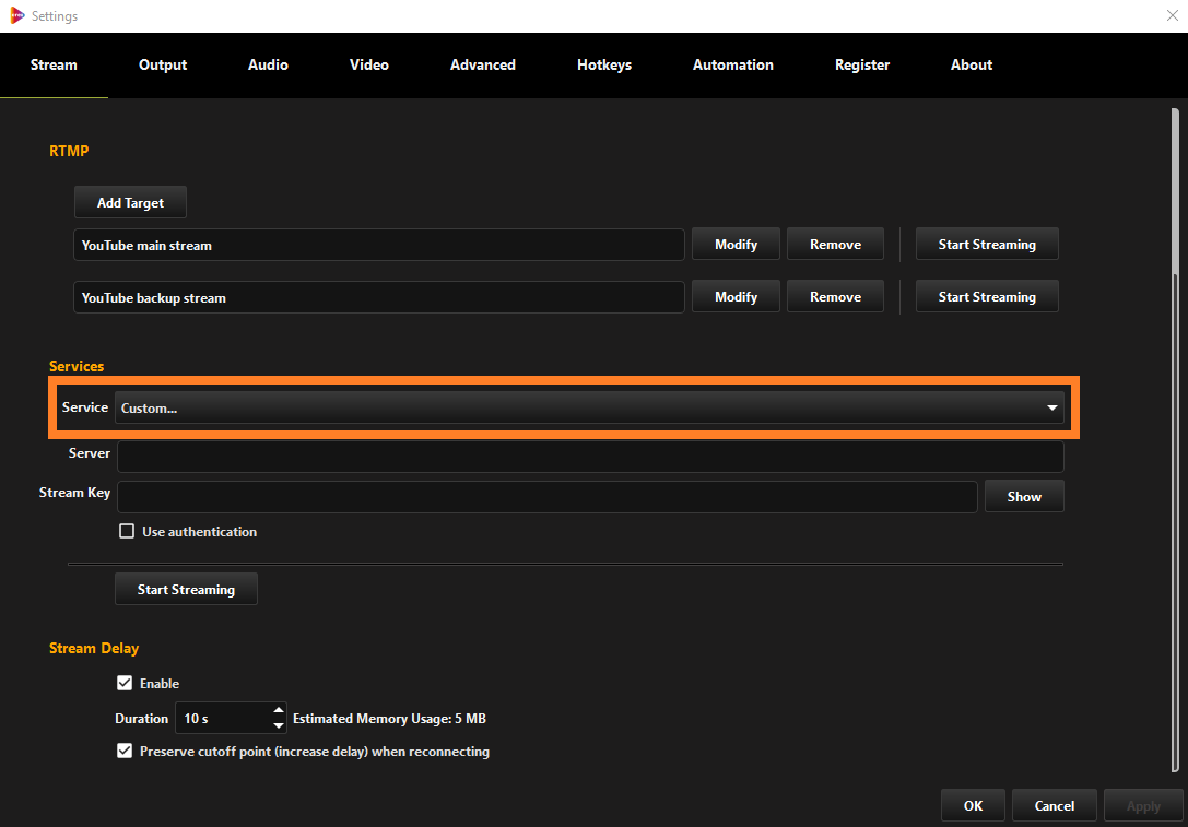 Stream via RIST – Quicklink Knowledge Base