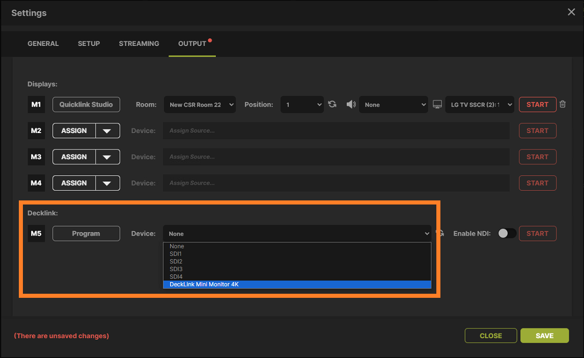 Setting up a confidence monitor – Quicklink Knowledge Base