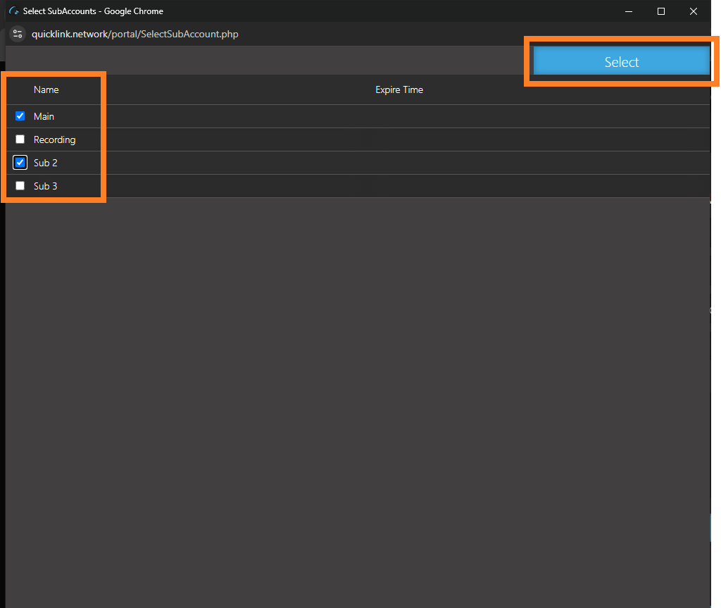 Adding an account – Quicklink Knowledge Base