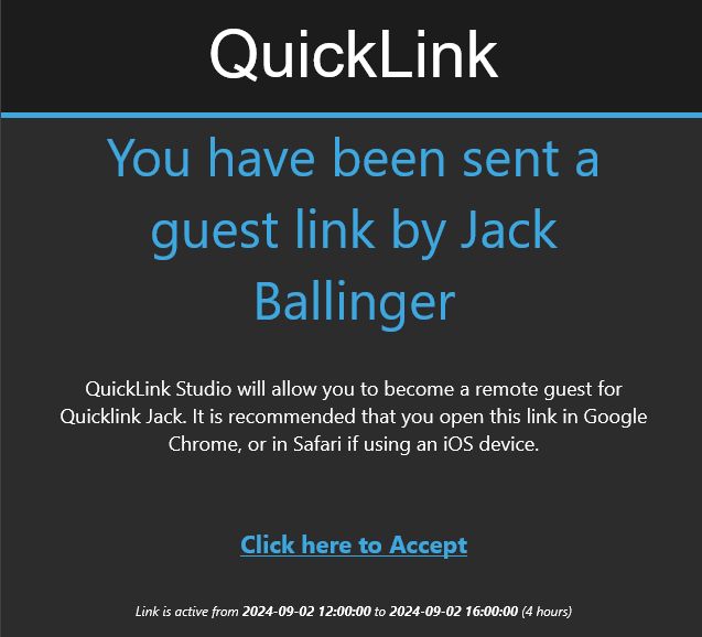 QuickLink StudioManager functions – Quicklink Knowledge Base