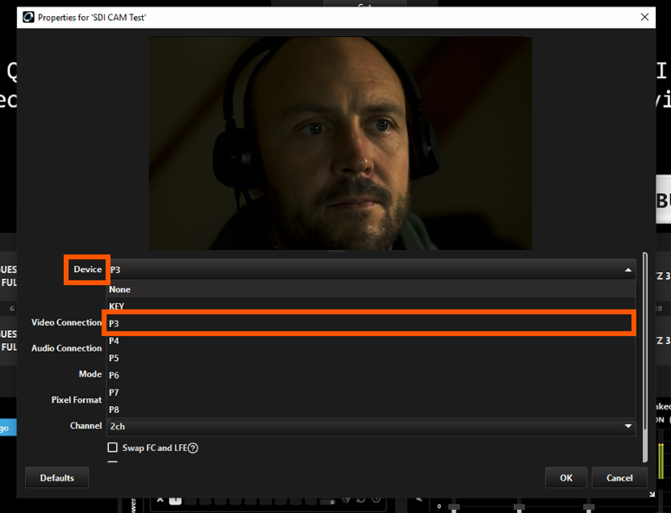 Adding a SDI (Blackmagic Device) source to a scene – Quicklink Knowledge Base