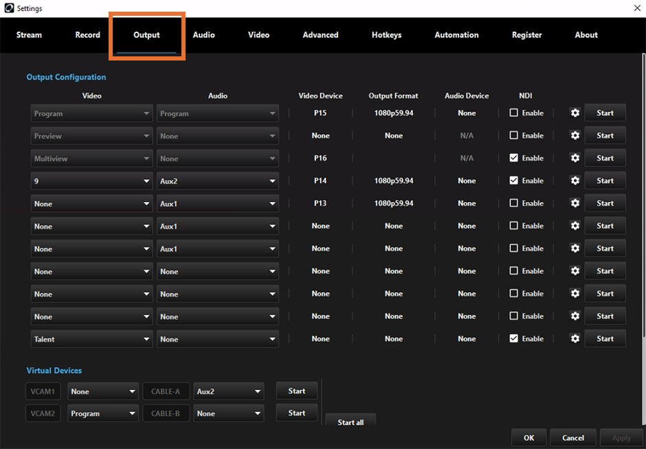 Configuring output formats – Quicklink Knowledge Base