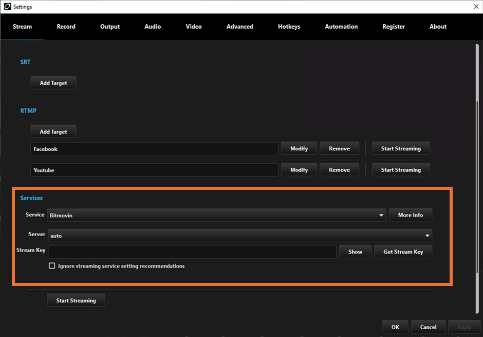 Stream via RIST – Quicklink Knowledge Base