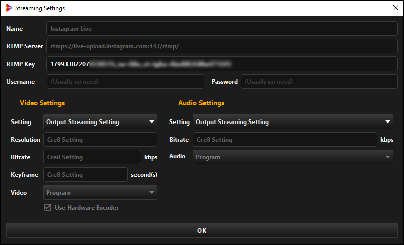 Streaming to Instagram – Quicklink Knowledge Base