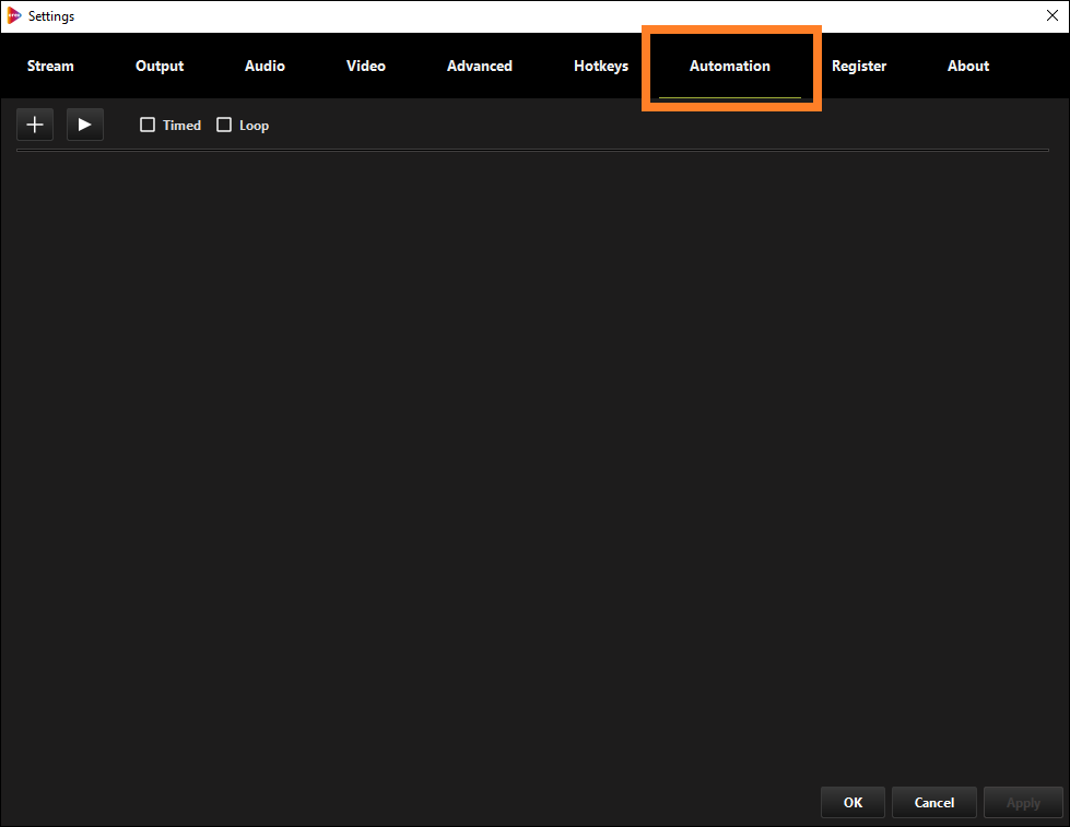 Automation of scenes across mixes – Quicklink Knowledge Base